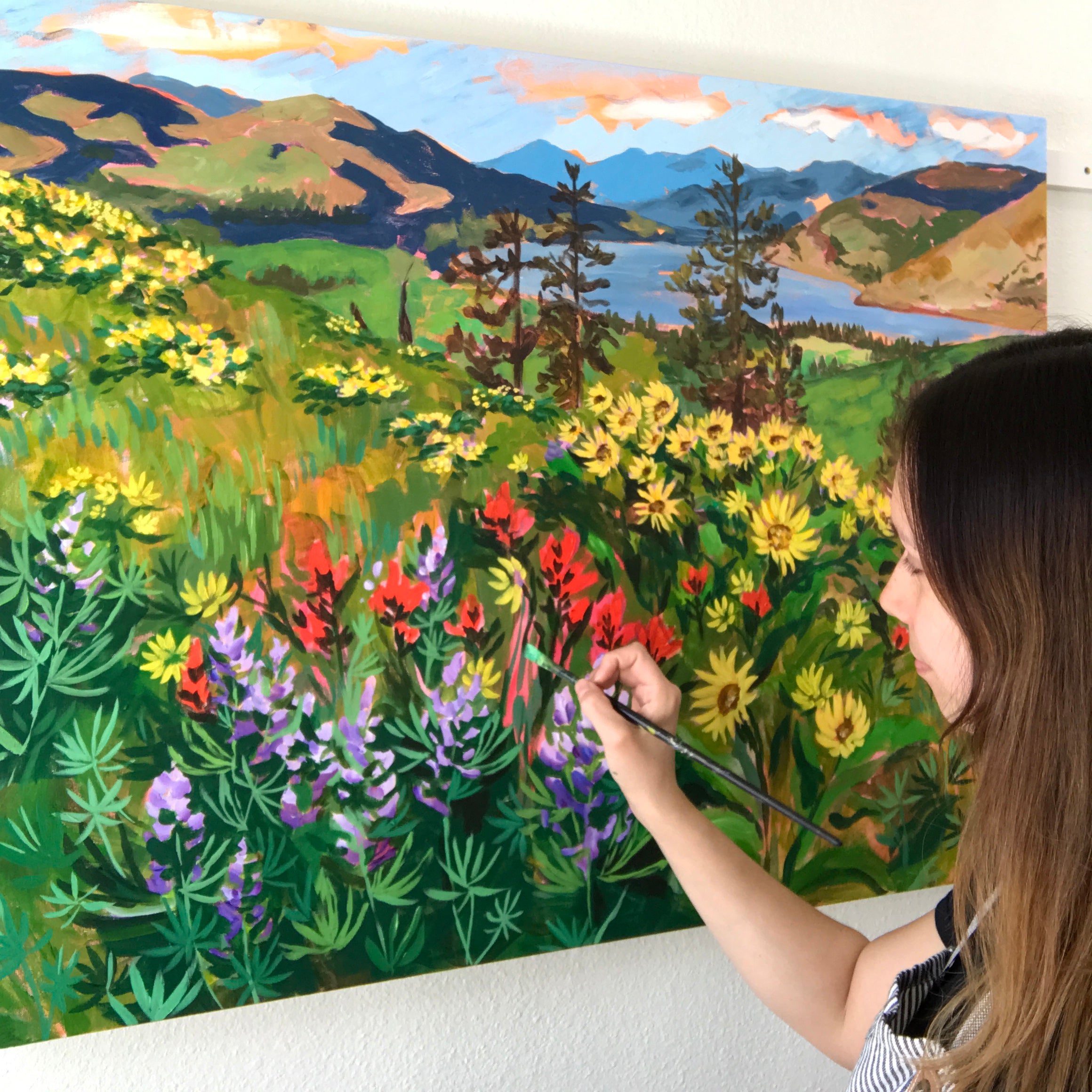 Available Original Landscape Paintings by artist Anisa Asakawa – anisa ...