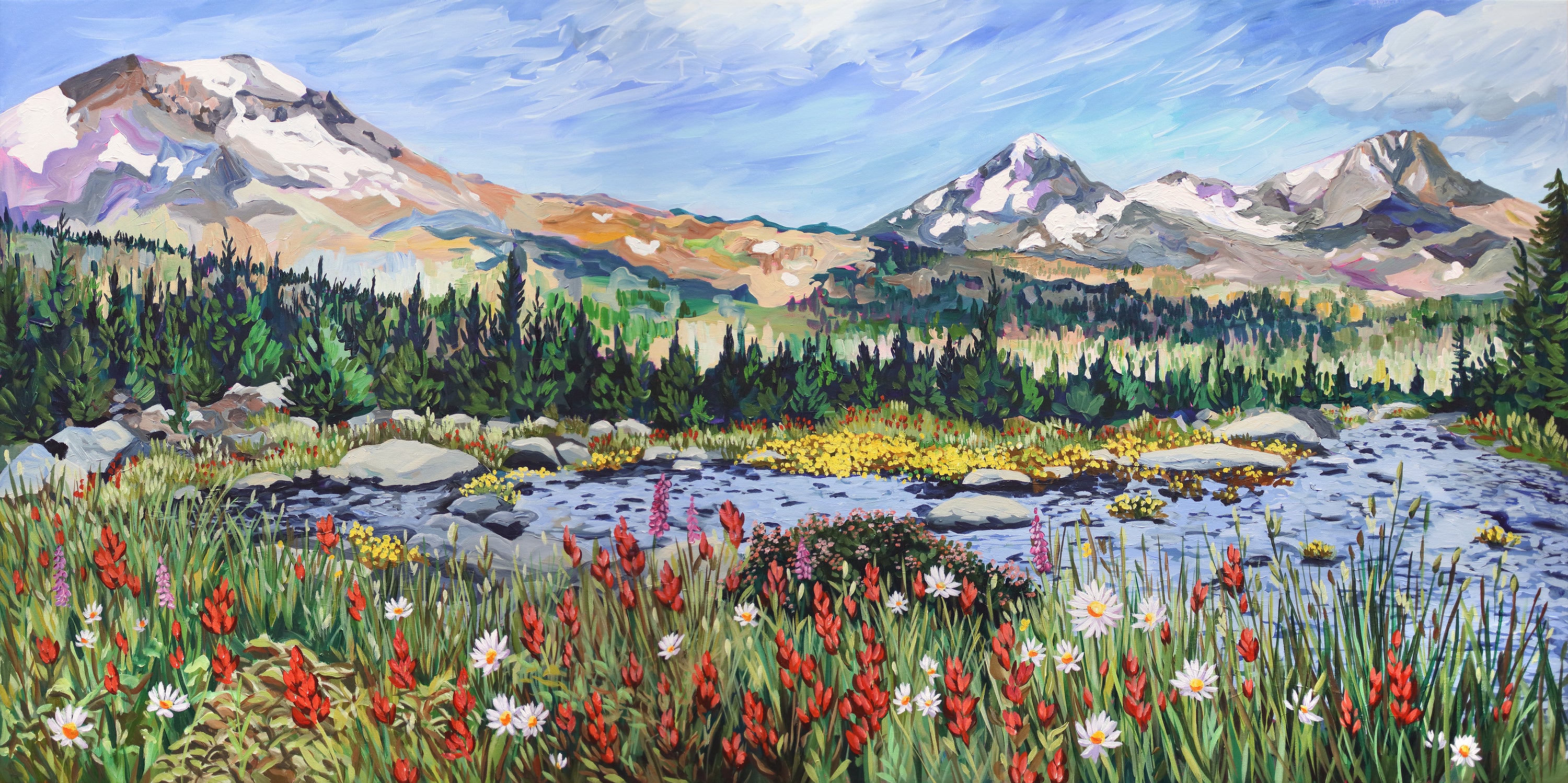 Anisa Asakawa Art | Fine Art Prints, Colorful Landscape Painting ...
